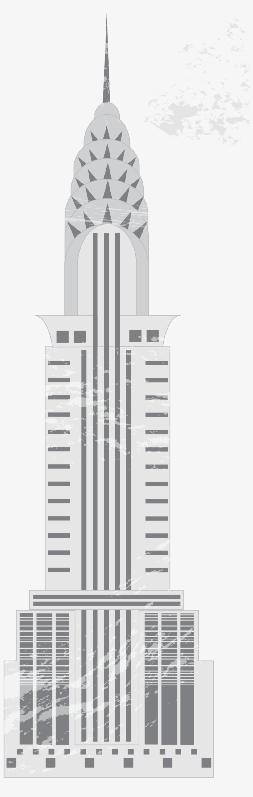 Chrysler Building Elevation Drawing