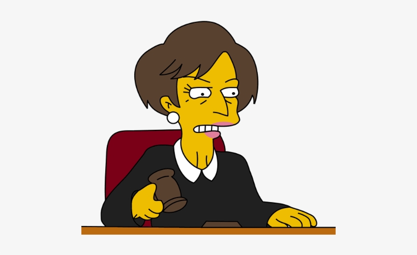 The Judge Is Inspired By Judge Constance Harm, Springfield - Simpsons ...