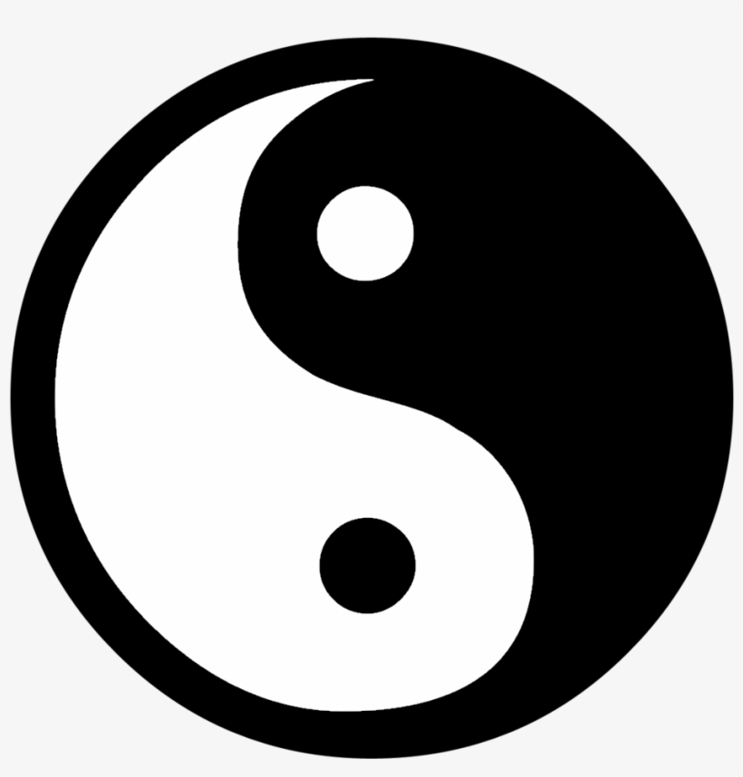 Download Transparent Ying Yang - Yin Yang Sticker - PNGkit