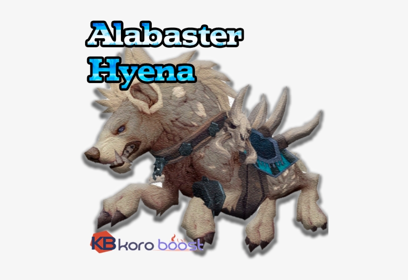 Buy Alabaster Hyena Wow Bfa Mount - Warcraft - 500x500 PNG Download ...
