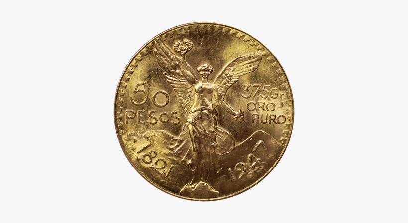 Pièce 50 Pesos Mexicain Or - 370x370 PNG Download - PNGkit