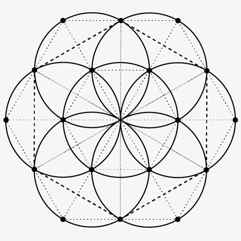 Download Transparent Sacred Geometry Vector Illustrations Vol - Seed Of ...