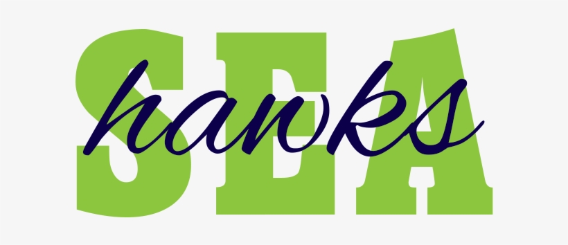 Seahawk Drawing Stencil - Transparent Seahawk - 792x612 PNG Download ...