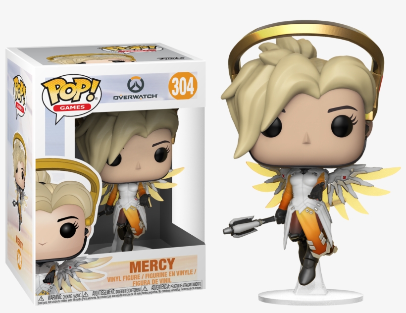 Overwatch - Funko Pop Overwatch Mercy - 1500x1084 PNG Download - PNGkit