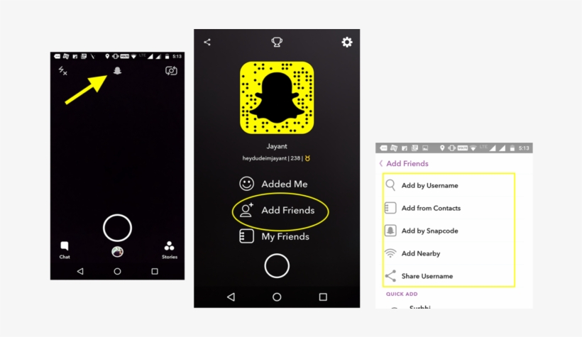Download Transparent How To Use Snapchat - Snapchat - PNGkit