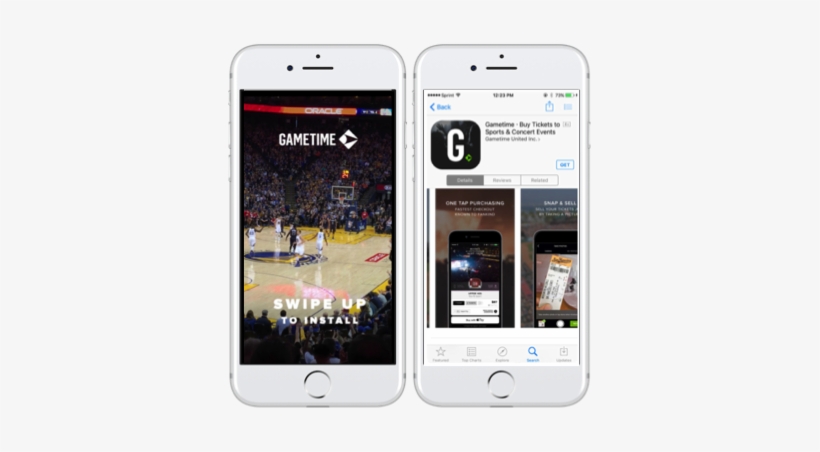 Snapchat Ads - App Install Snap Ad - 367x372 PNG Download - PNGkit