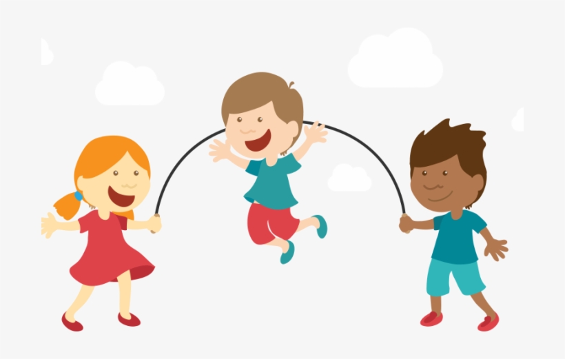 Kids Play - Child Skipping Clip Art - 700x441 PNG Download - PNGkit