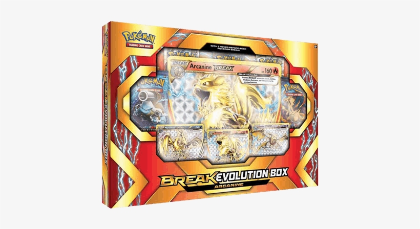 Break Evolution Box - Pokemon Break Evolution Arcanine Booster Card Box ...