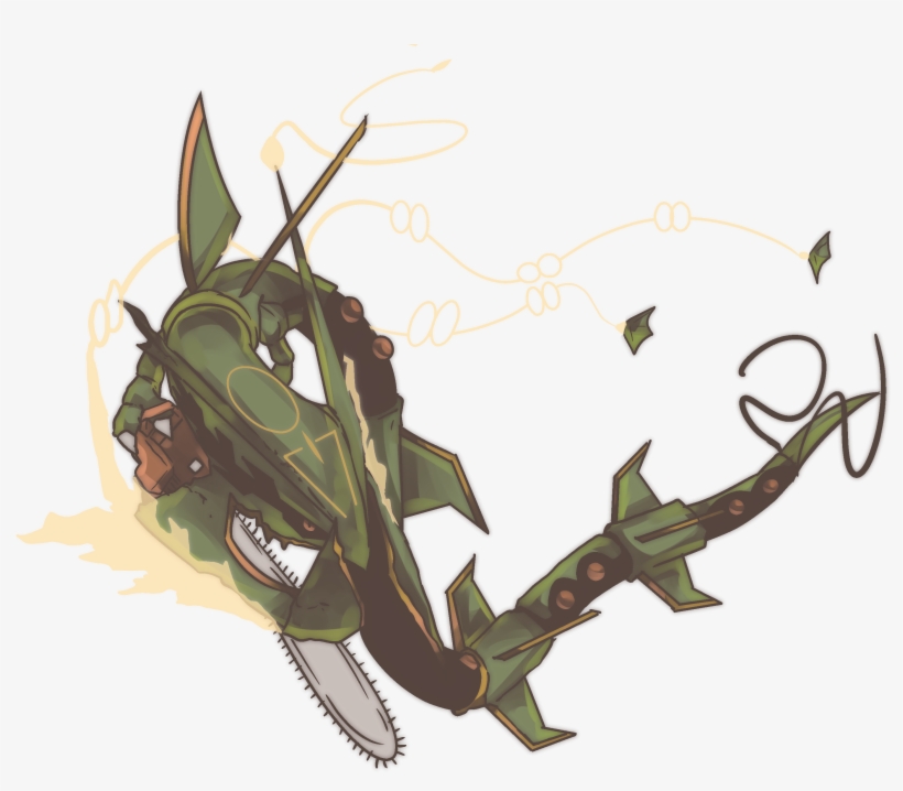 Vyvyanmegarayquaza - Rayquaza - 2861x2368 PNG Download - PNGkit