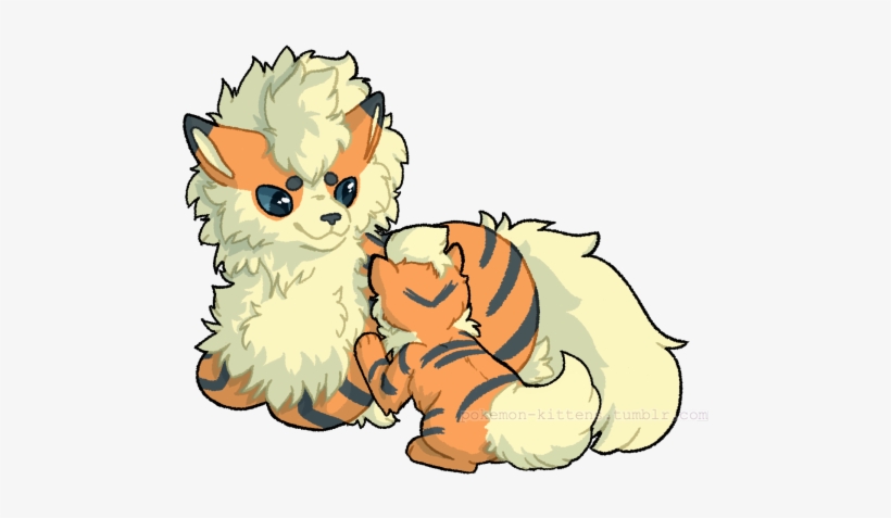 Arcanine Or Growlithe - Cartoon - 540x449 PNG Download - PNGkit