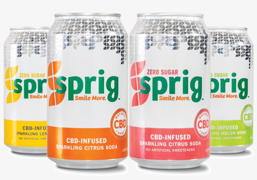 Sprig Cbd Soda - Soft Drink - 2141x1398 PNG Download - PNGkit
