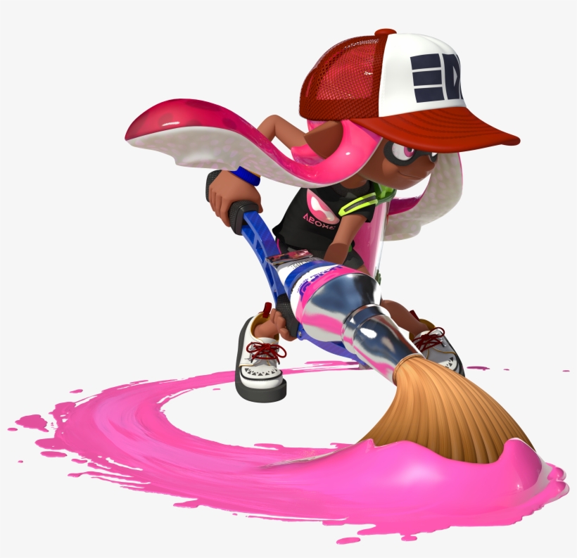 Splatoon - Characters - Splatoon Pink - 3850x3500 PNG Download - PNGkit