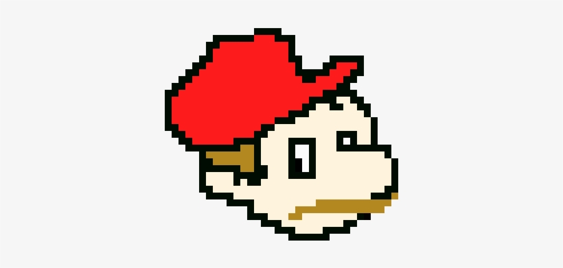 Mario Head - Pixel Art - 540x360 PNG Download - PNGkit