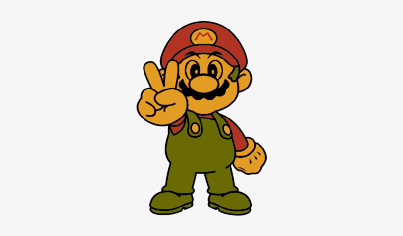 Artwork Of Nexandgbx In His Mario Form - Mario - 300x415 PNG Download ...