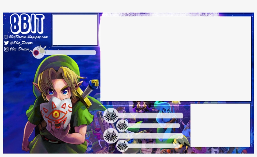 Stream Overlay - Majora's Mask - Legend Of Zelda Majora's Mask Overlay ...
