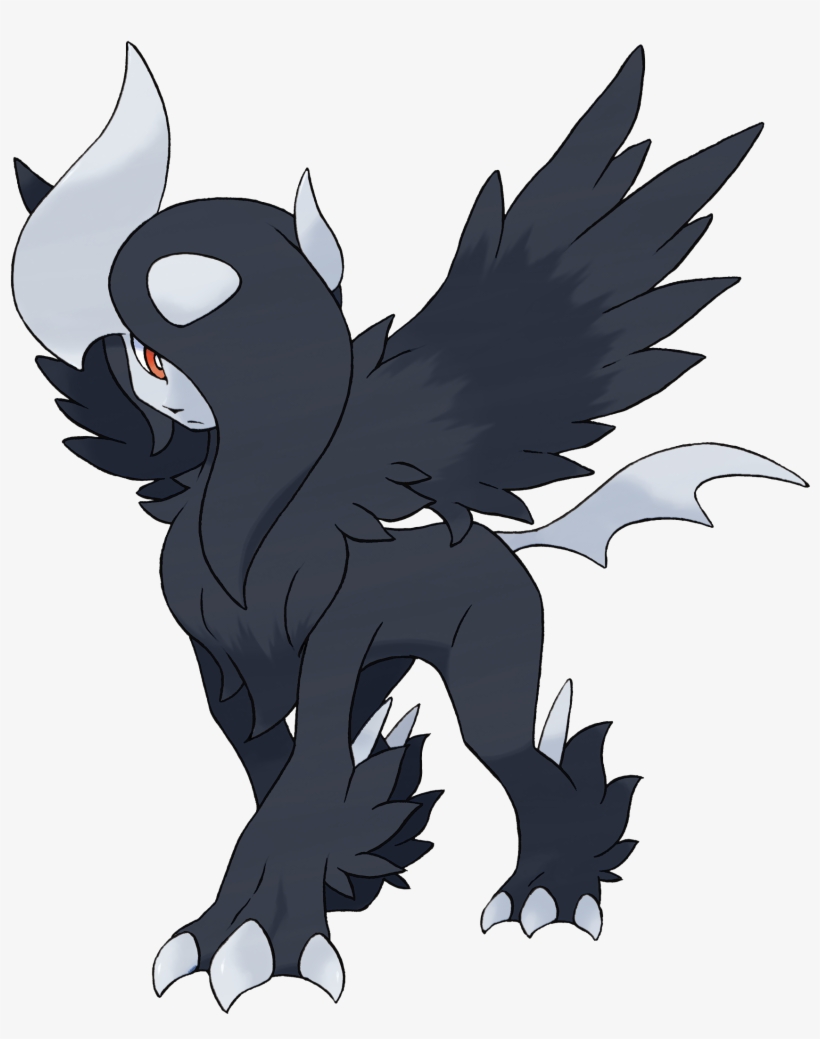 Absol Transparent Dark - Mega Absol Black - 1851x2168 PNG Download - PNGkit