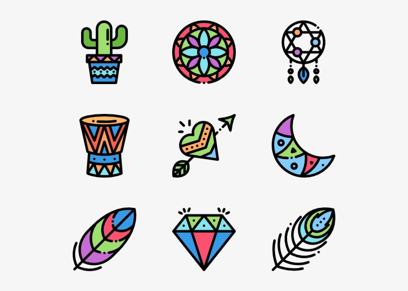 Boho Style - 600x564 PNG Download - PNGkit