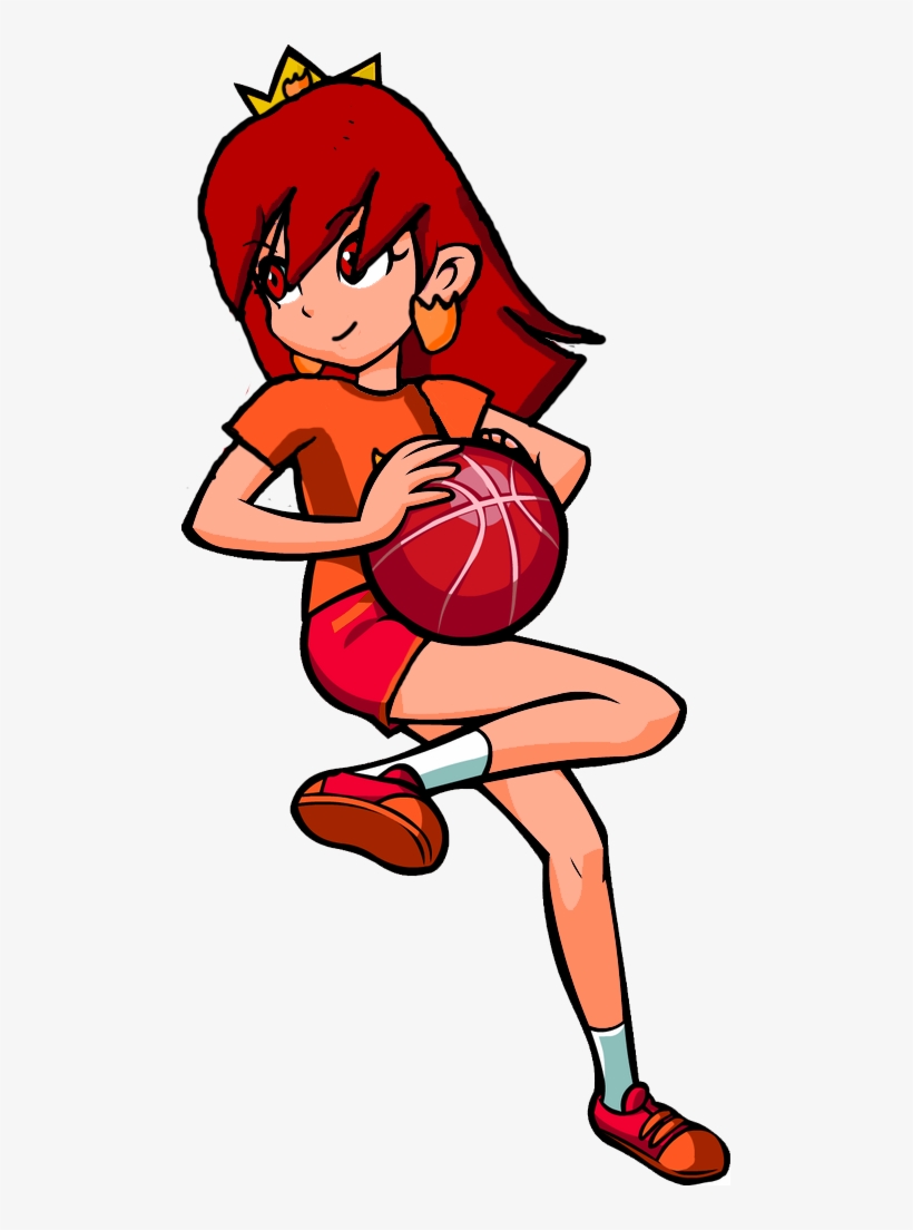 Mario Hoops - Mario Hoops 3 On 3 Daisy - 493x1024 PNG Download - PNGkit