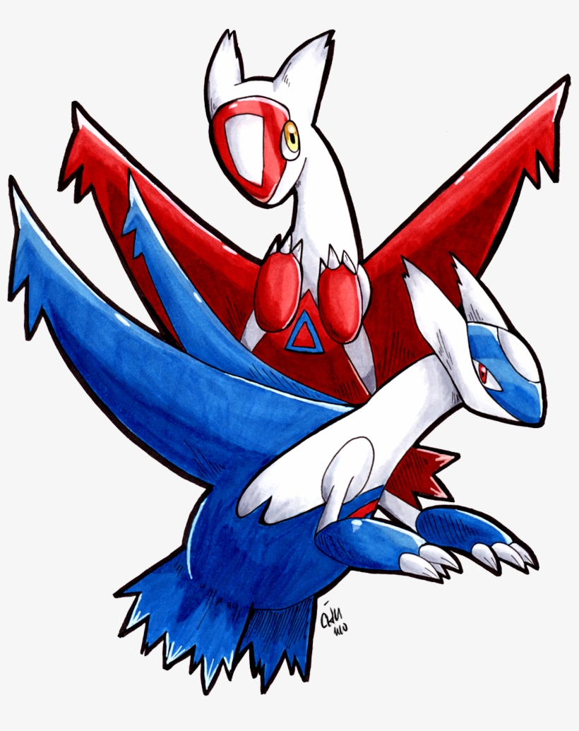 Copic Latias And Latios By Raizy On Deviantart Image - Legendary ...