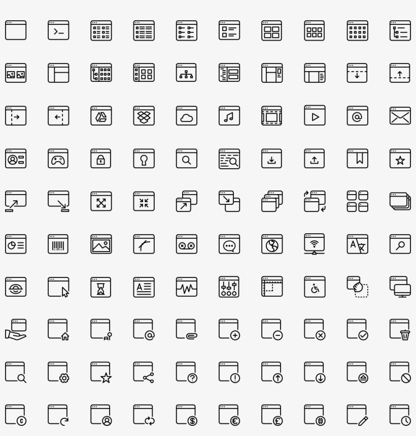 Icon Windows And Applications - Free Transparent Icons - 1824x1820 PNG ...