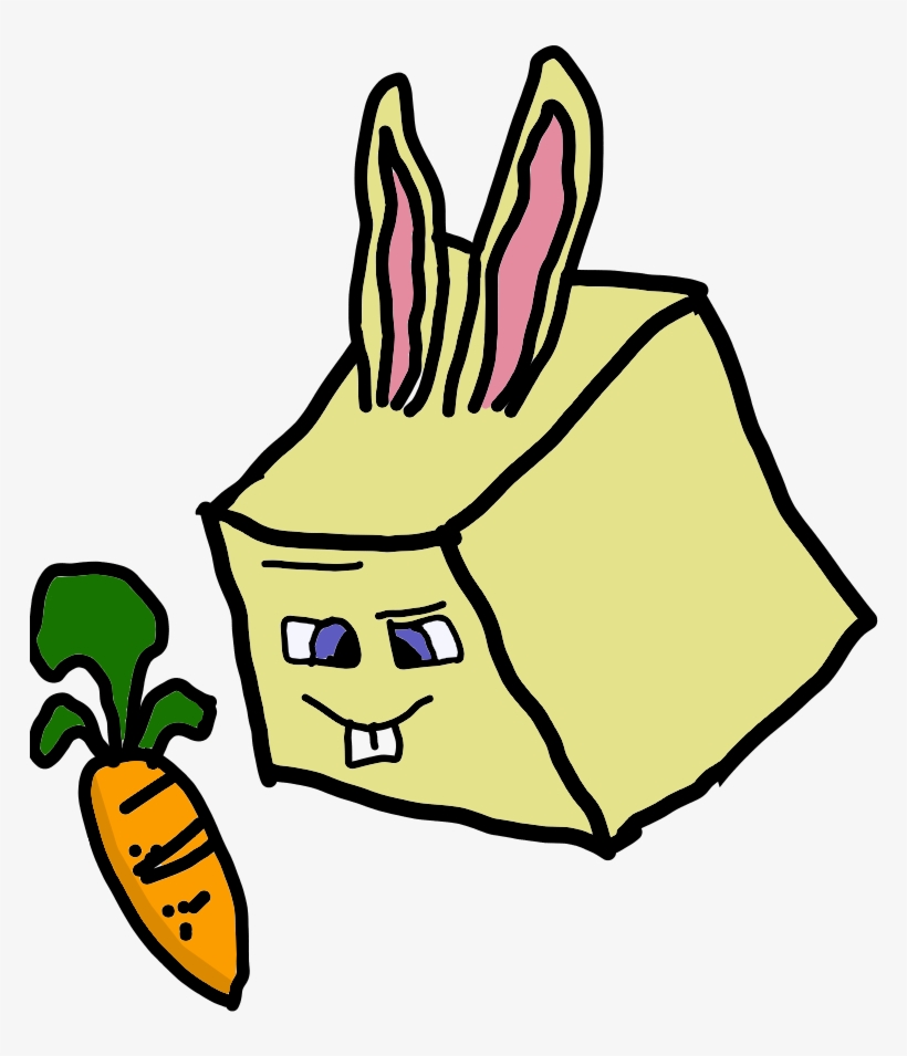 Minecraft Bunny Head - 796x883 PNG Download - PNGkit