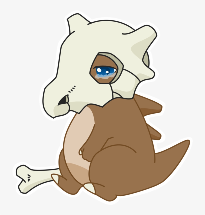 Sad Cubone - Drawing - 900x980 PNG Download - PNGkit