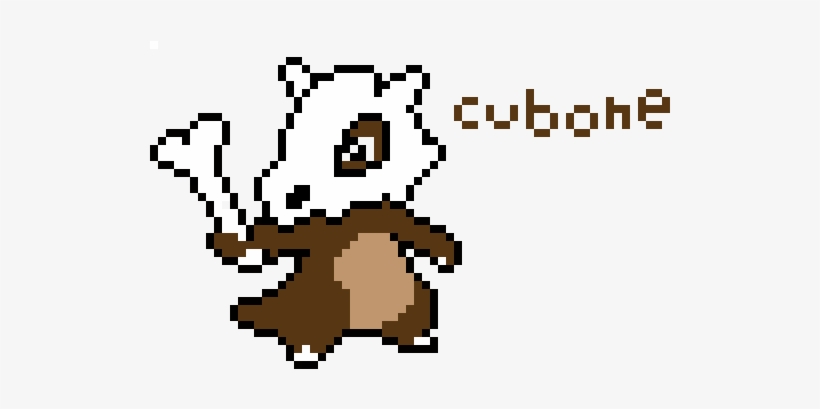 Cubone Pokemon - Pokemons Lendarios Em Pixel - 584x392 PNG Download ...