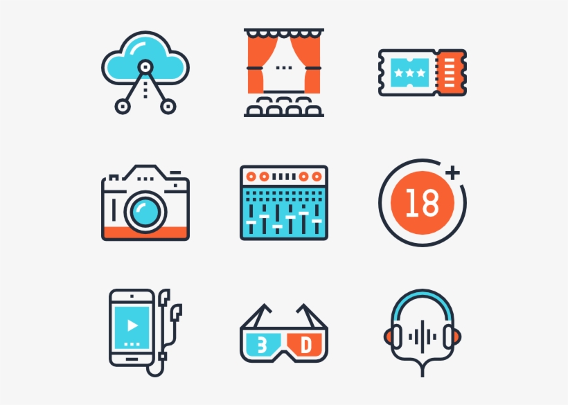 Media And Entertainment - Design - 600x564 PNG Download - PNGkit