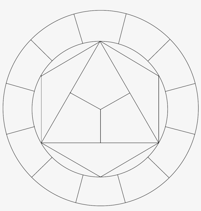 St Mary Teach Graphic Design Blog Png Blank Color Wheel - Circle ...