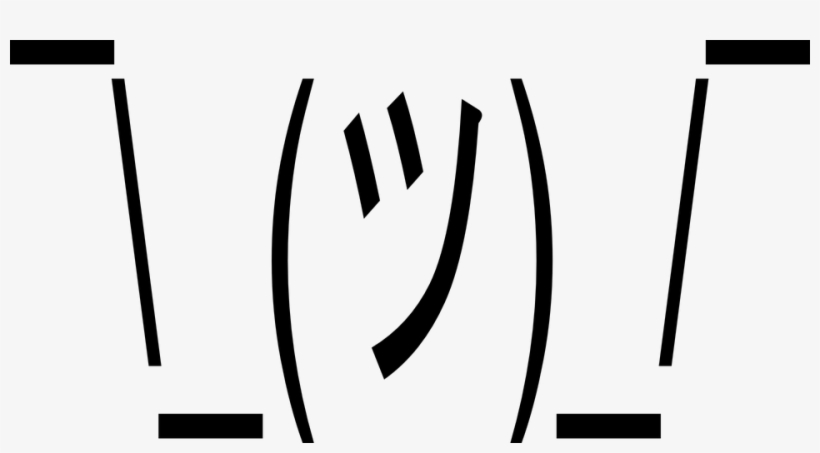 Download Transparent Achselzuckender Smiley - Shrug Emoji Transparent ...