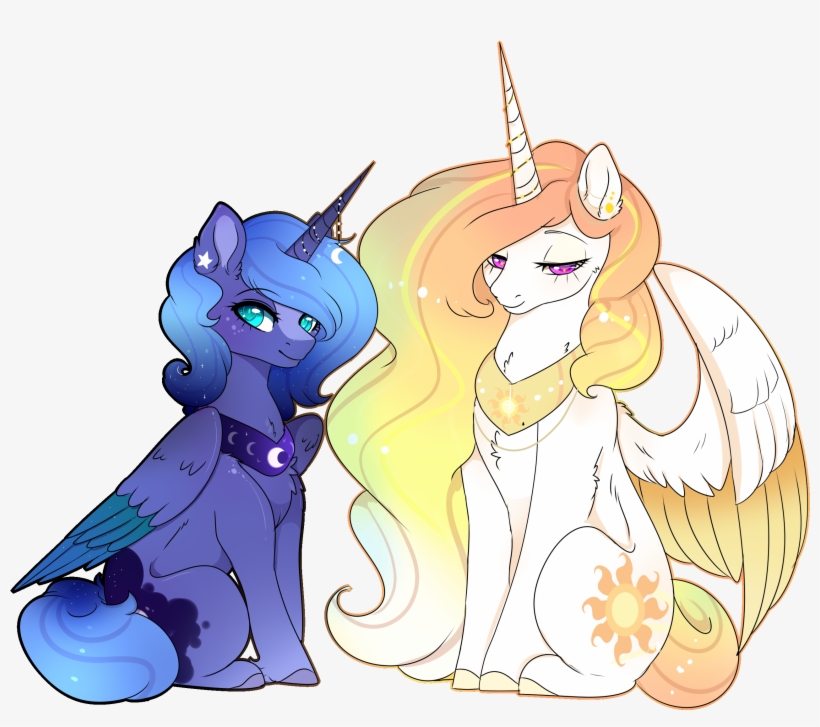 Princesse Celestia Et Luna Clop
