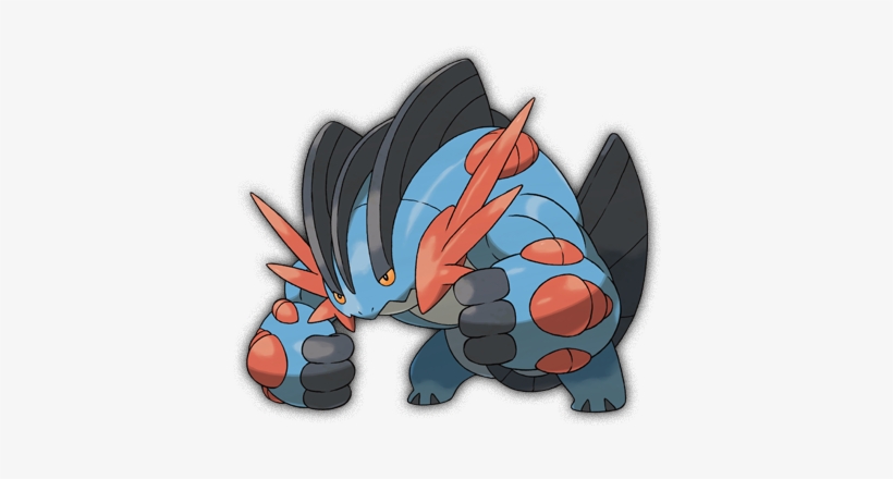 Mega Swampert - Pokemon Mega Swampert - 400x480 PNG Download - PNGkit