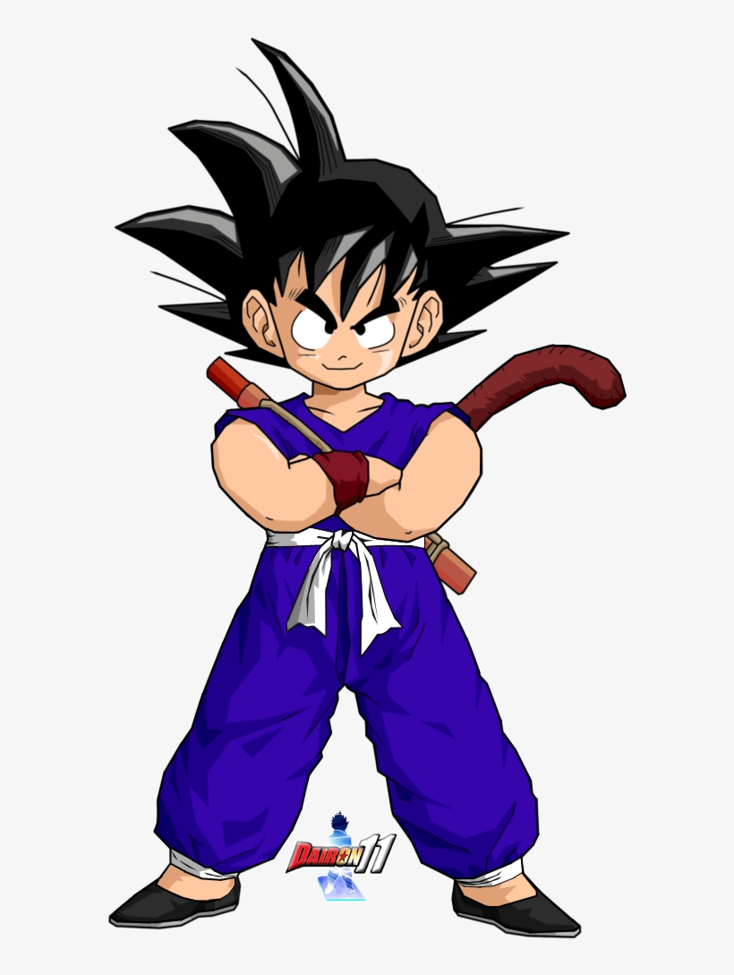 Kid Goku By Dairon11 On Deviantart - Kid Goku Purple - 588x1011 PNG Download - PNGkit