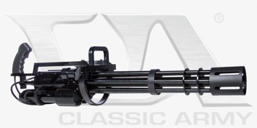 Classic Army M134a Nv Vulcan Airsoft Minigun With Barrel - Airsoft ...