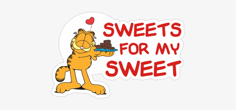 Download Transparent Viber Sticker «garfield Love» - Sticker - PNGkit