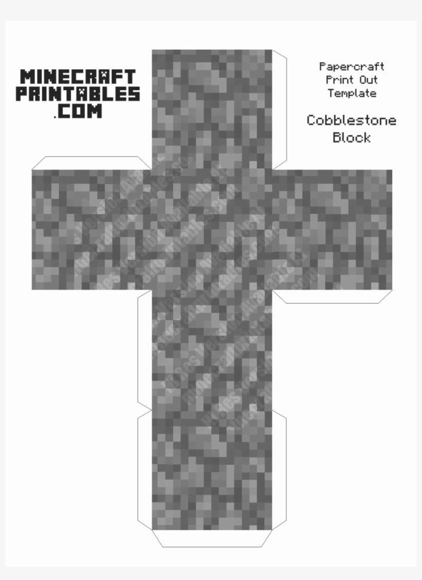Grass Block Minecraft Grass Block Printable Papercraft Template 