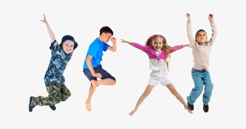 Get Up & Go - Jumping Kids Transparent - 663x372 PNG Download - PNGkit