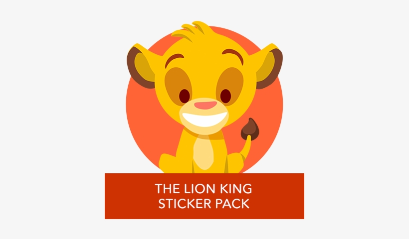 Disneys Simba Stickers - 400x400 PNG Download - PNGkit