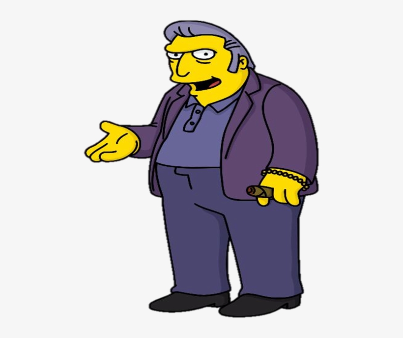 Image - Big Tony The Simpsons - 507x630 PNG Download - PNGkit