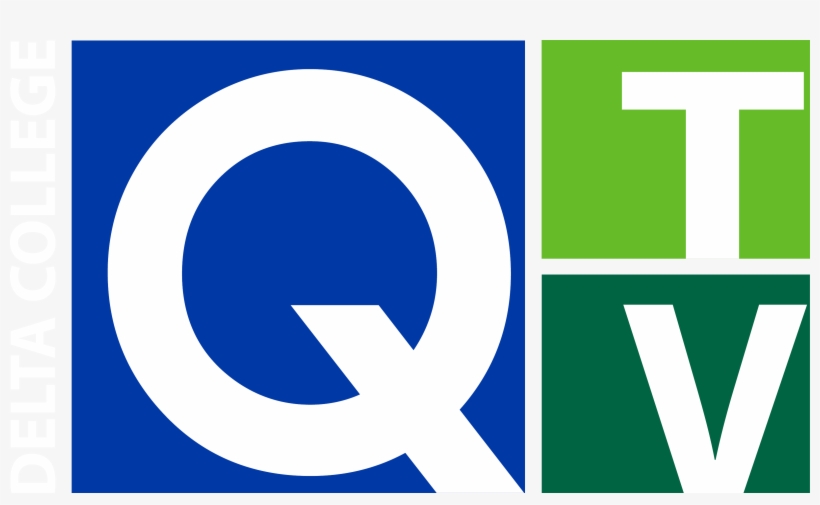Q-tv Logo With Delta College Name In White - Q Name - 3231x1833 PNG ...