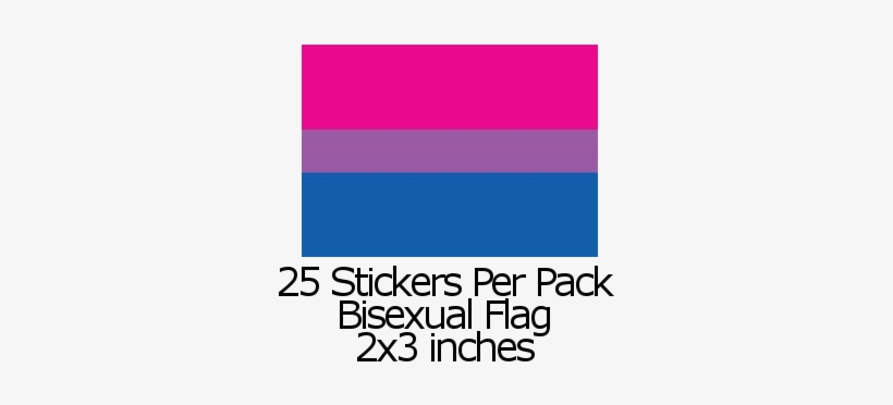Download Transparent Bisexual Bi Pride Flag Sticker, - Rainbow Flag ...