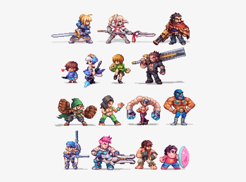 All New Sets Of Card Gallery Sprites After 6 Years - Pixel Art ...