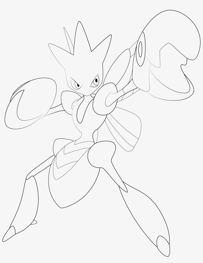 Scizor Line-art By Alcadeas1 - Scizor Lineart - 2443x3034 PNG Download ...