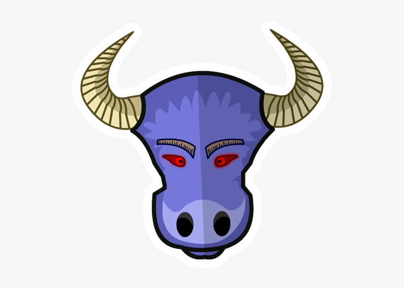 Minotaur Sticker - Cartoon - 528x528 PNG Download - PNGkit