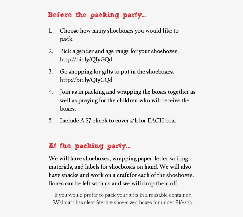 Invitation Background - Operation Christmas Child Packing Party Invite ...