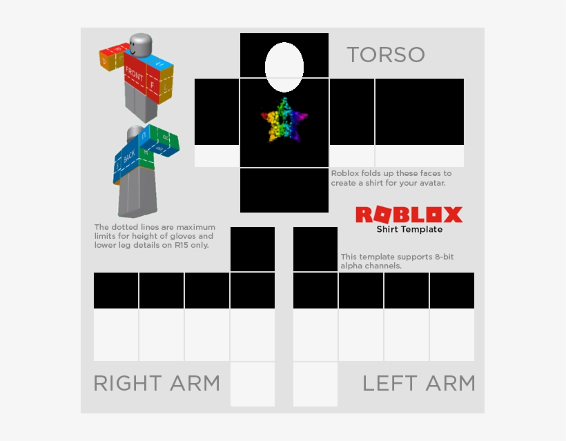 Black T Shirt Roblox Template