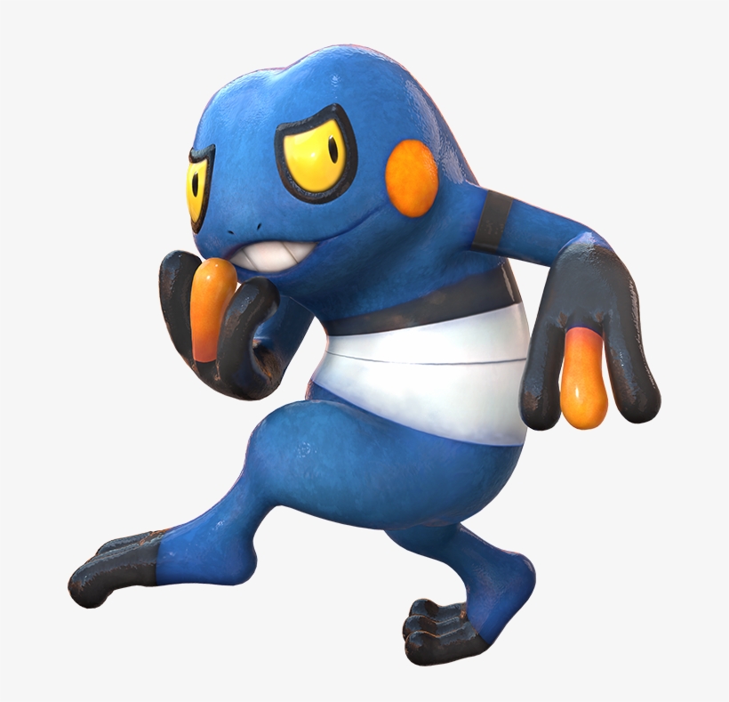 Pokken Tournament Dx Croagunk - 1111x939 PNG Download - PNGkit