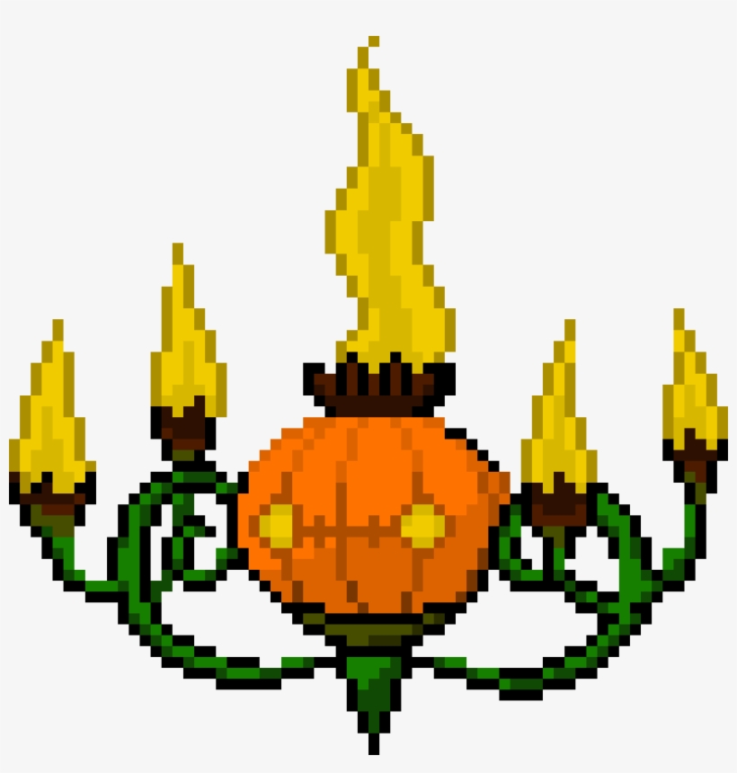 Delta Chandelure - Pixel Art Excel Pokemon - 1188x1188 PNG Download ...