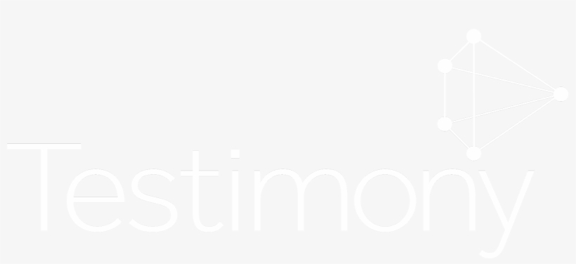 Download Transparent Testimony Logo White - Monochrome - PNGkit