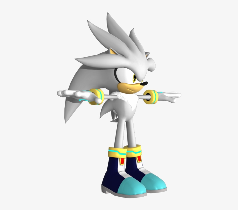 Download Zip Archive - Silver The Hedgehog Sonic Forces - 750x650 PNG ...